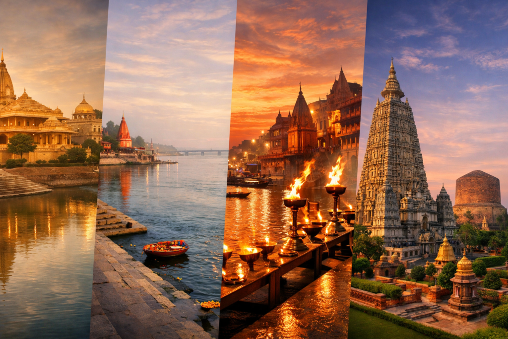 Ayodhya Prayagraj Varanasi Bodh Gaya Tour – 6 Days